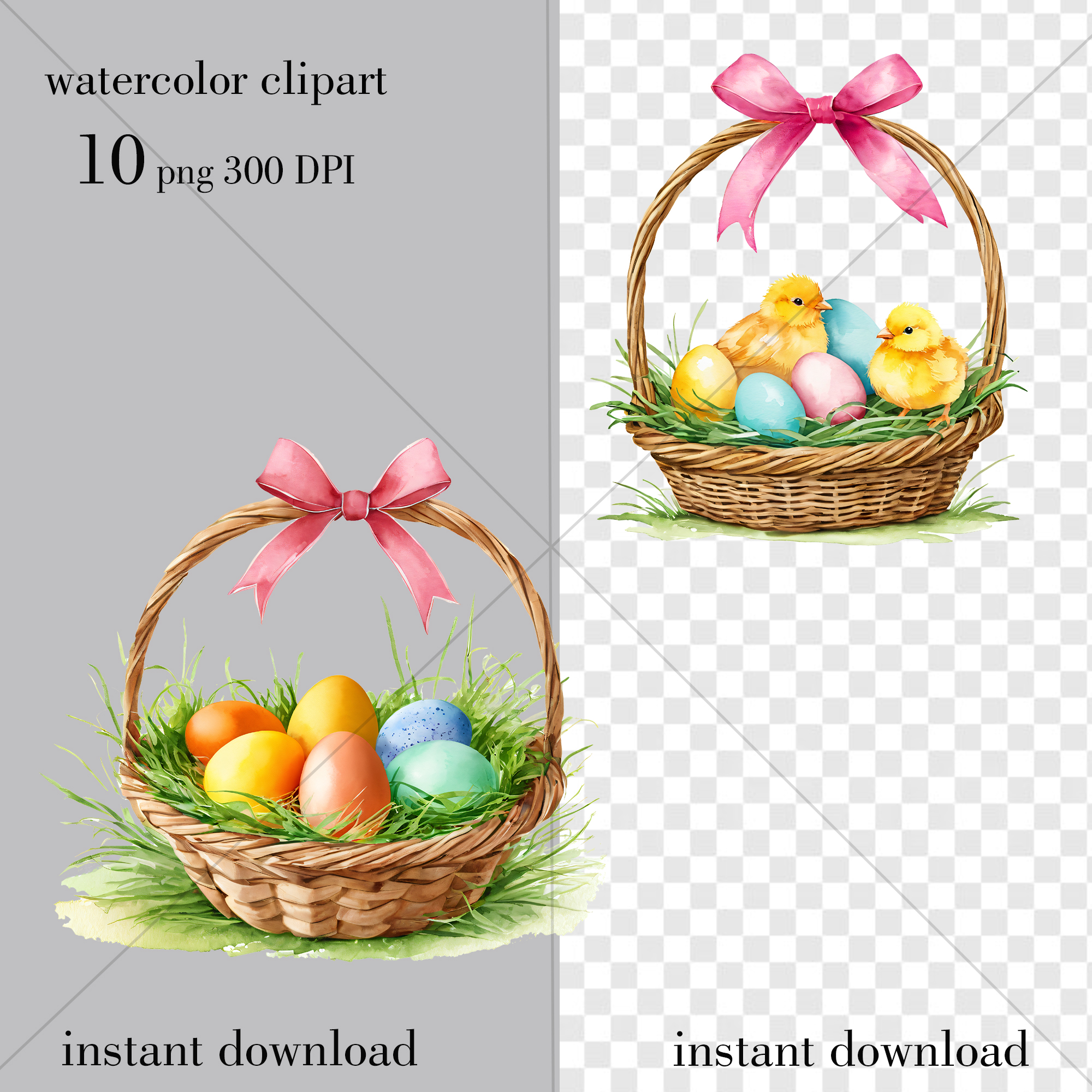 Easter Bunny, Peter Rabbit Watercolor clipart - ArtHappyStore